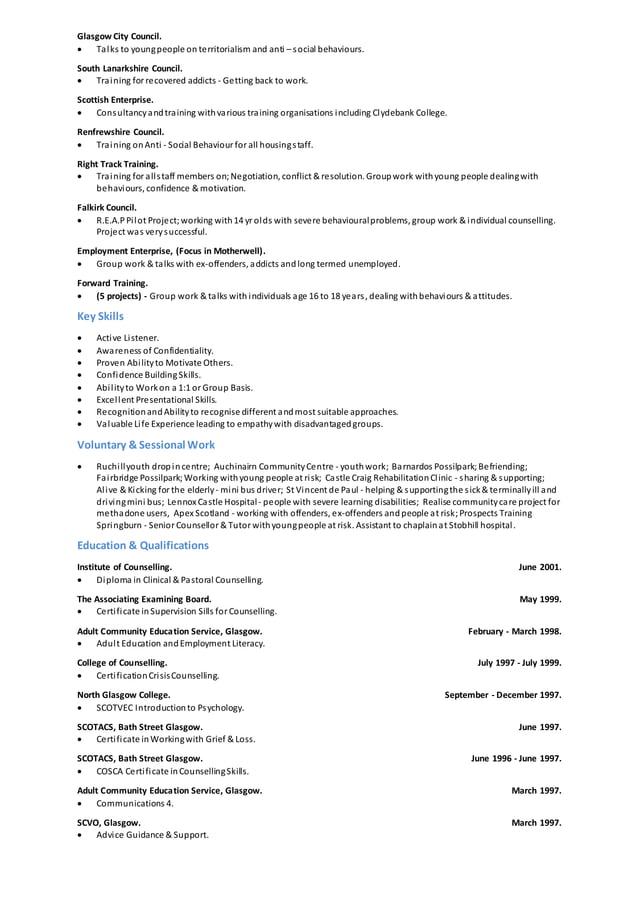 CV-Gerry Murphy 2016 | DOCX | Careers