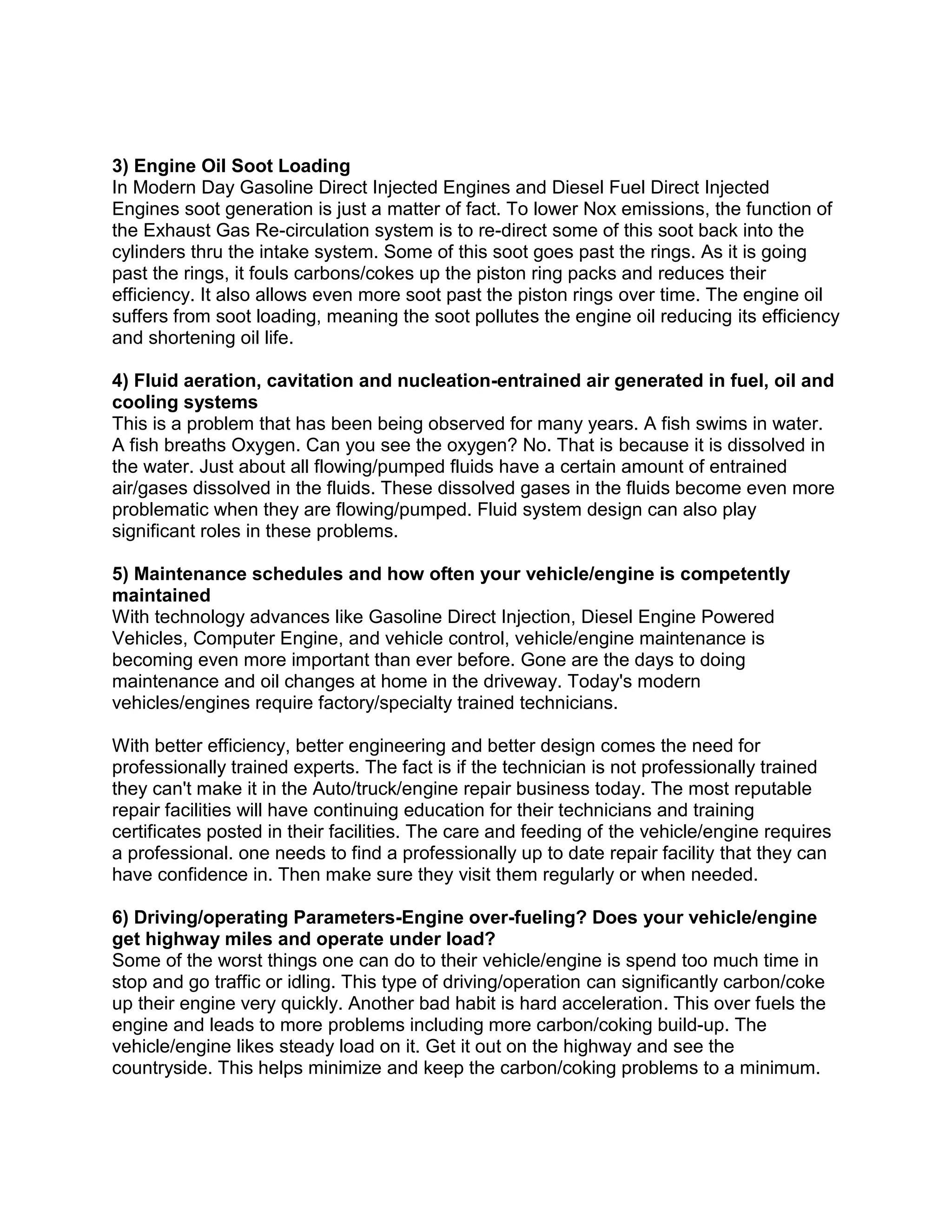 Carbon Deposits Cause and effect Final-Colburn | PDF