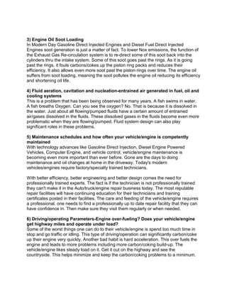 Carbon Deposits Cause and effect Final-Colburn | PDF