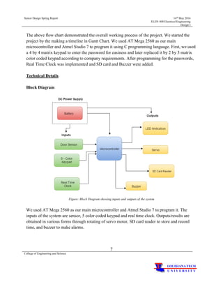 Security door lock system | PDF
