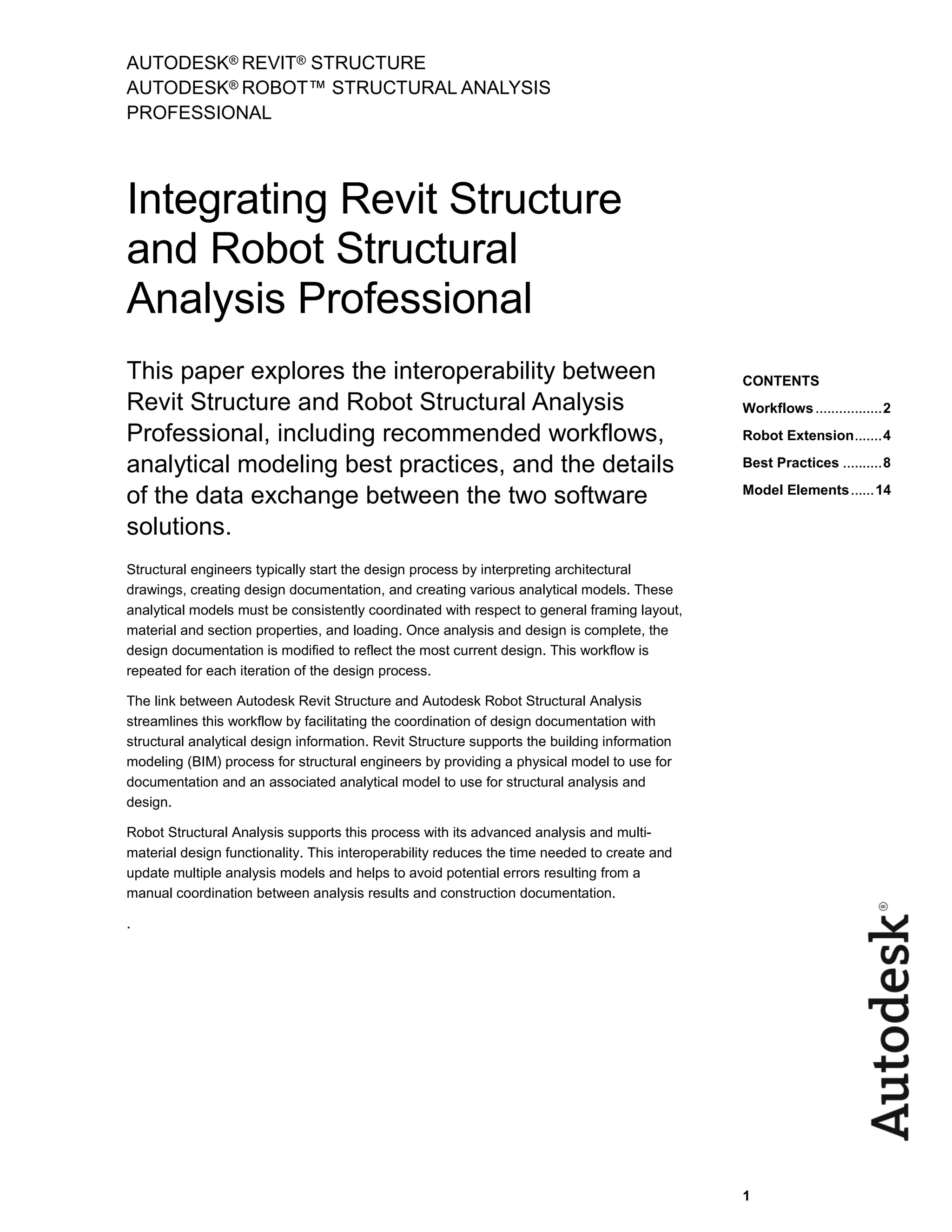 Linkingrevitstructuremodelswithrobotstructuralanalysis Pdf