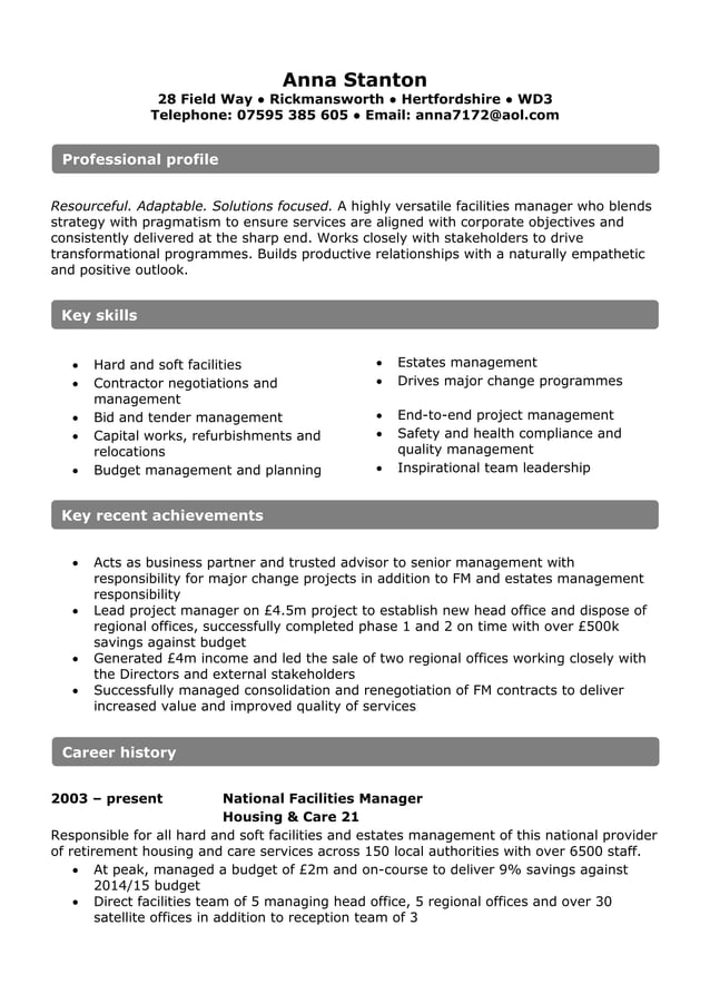 Anna Stanton CV (verdana) | PDF