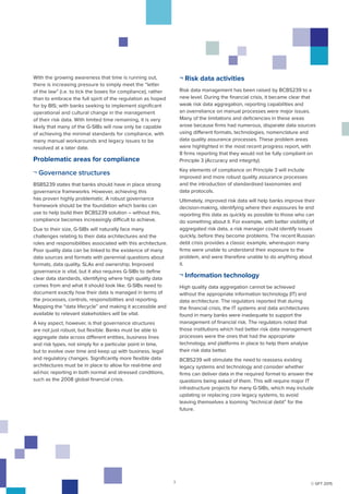 BCBS239 the behemoth lumbers on | PDF | Financial Regulation | Economy