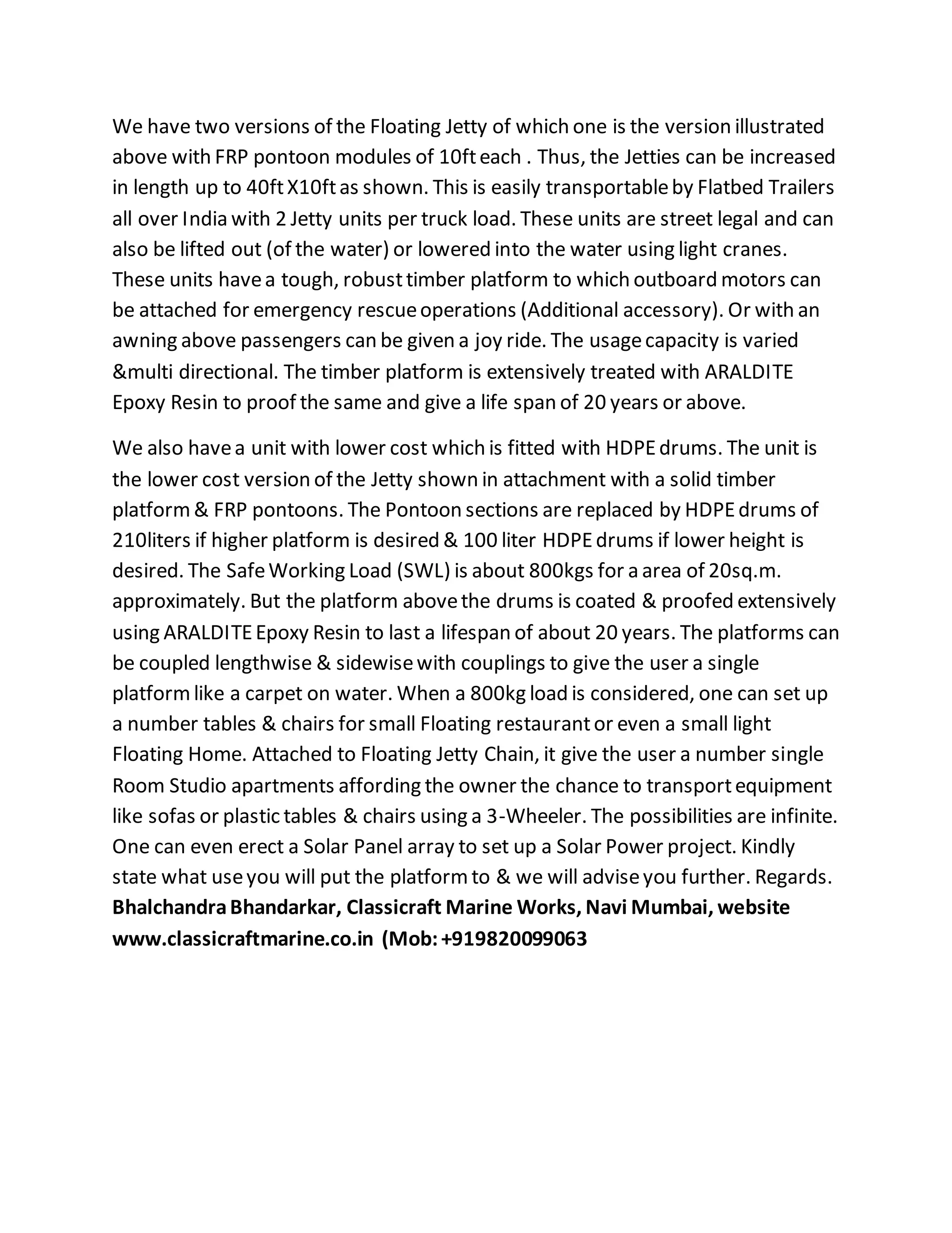 Floating Jetty#3 | DOCX