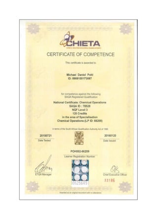 NQF 3 - Certificate | PDF