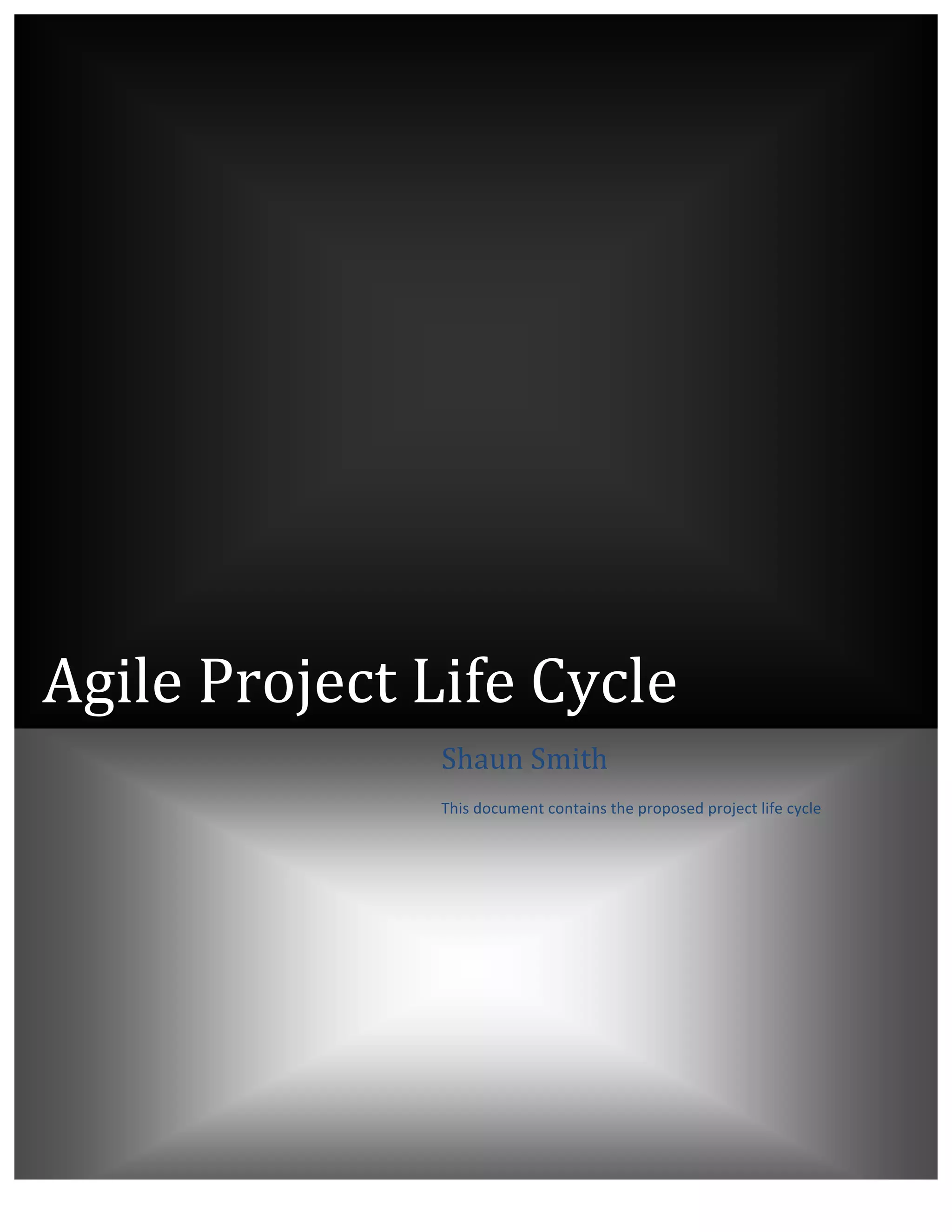 Agile Project LifeCycle | PDF