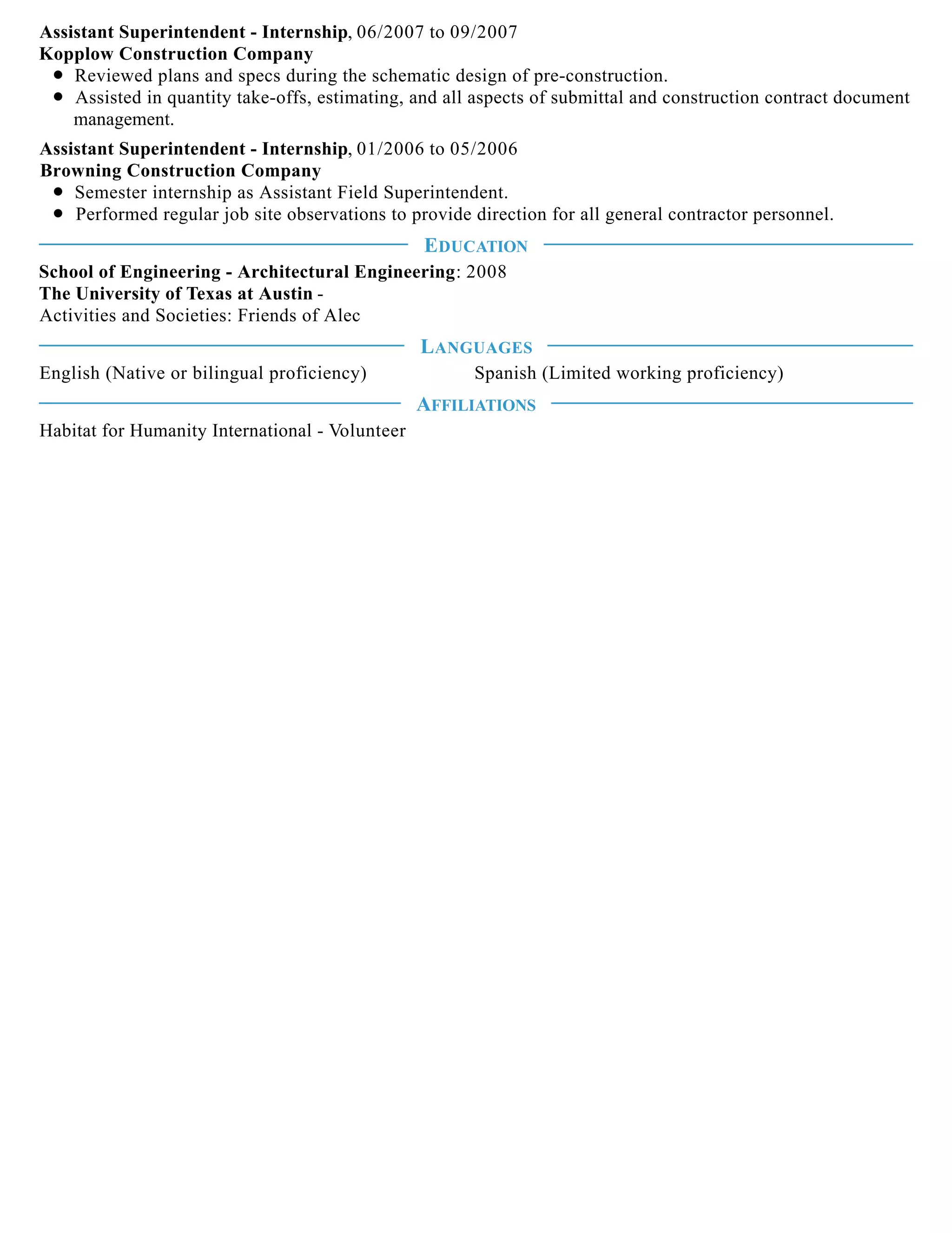 Bryan Butler Resume A1 | PDF