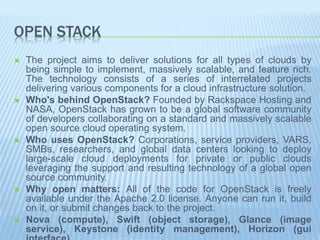 Open Stack Cloud Services | PPT