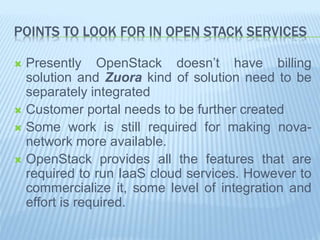 Open Stack Cloud Services | PPT
