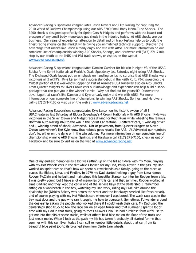 PR-Writing Samples | PDF | Performance Cars | Auto Type