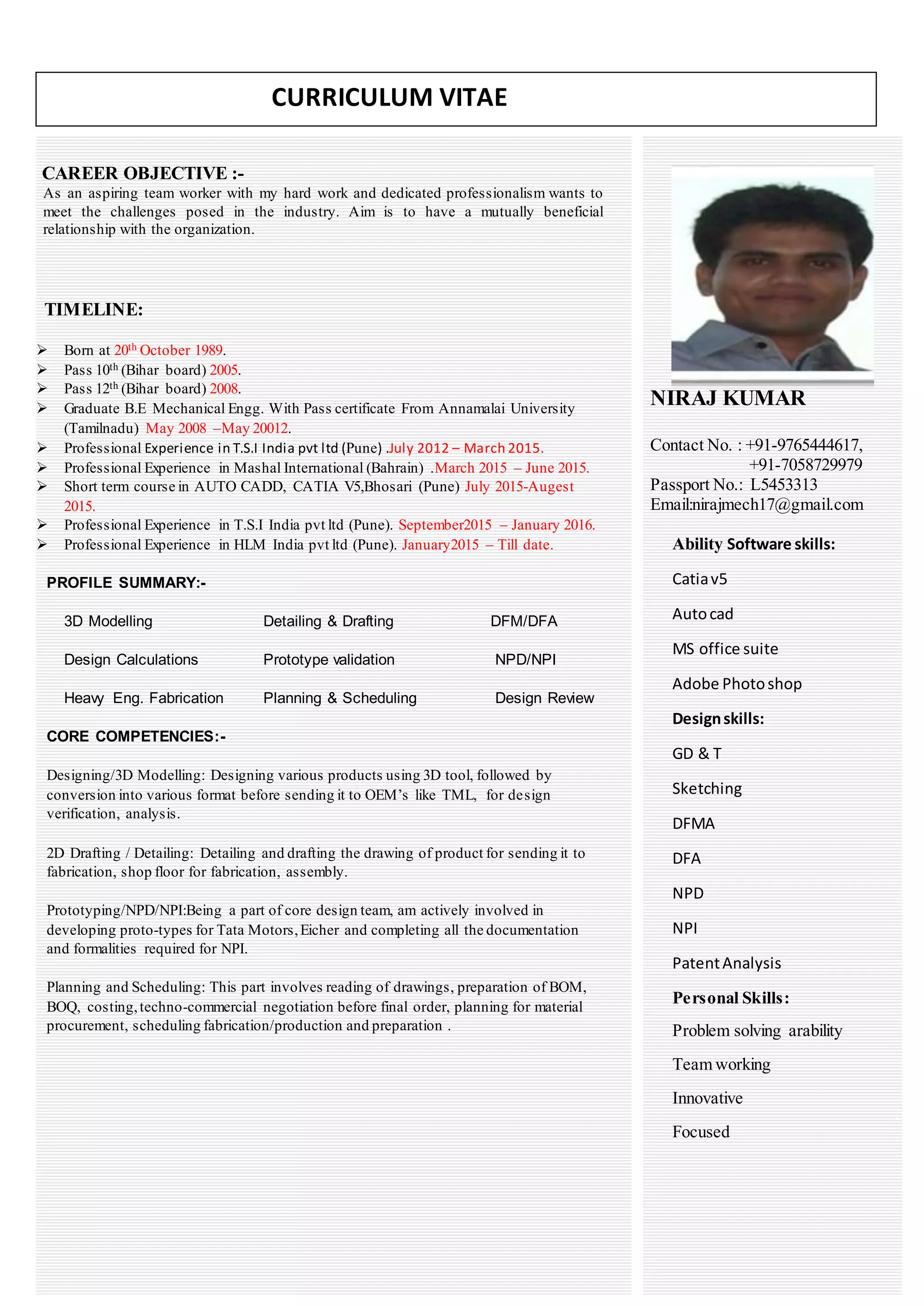 NIRAJ CV (1) | DOCX