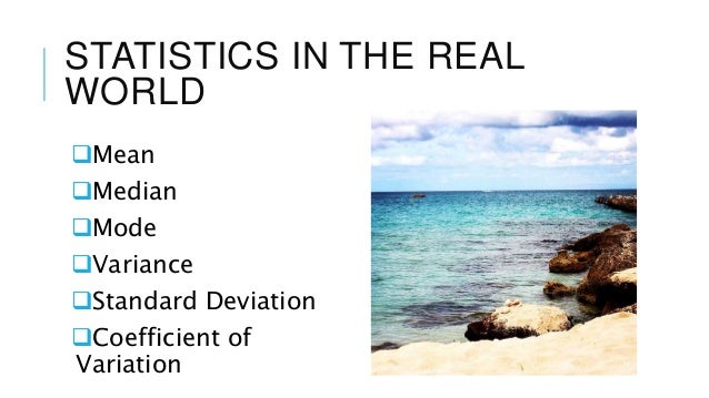 Statistics In The Real World - LI