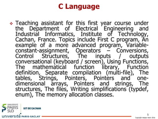 teaching assistant IUT | PPTX