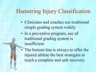 Interventions for prevention and rehabilitation of hamstring injuries | PPT
