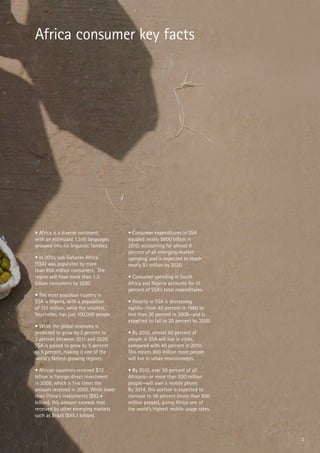Accenture The Dynamic African Consumer | PDF