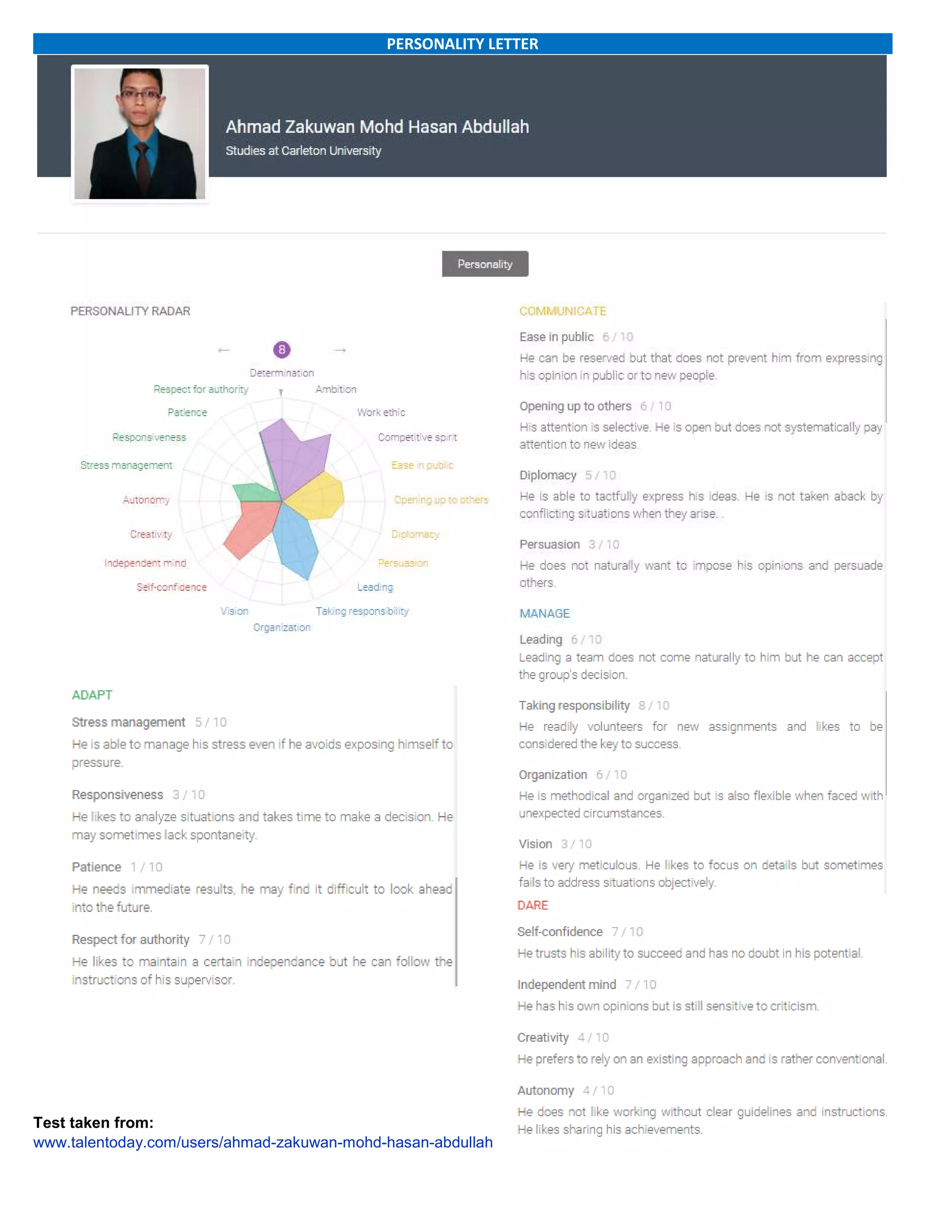 CV & Supporting Documents | PDF