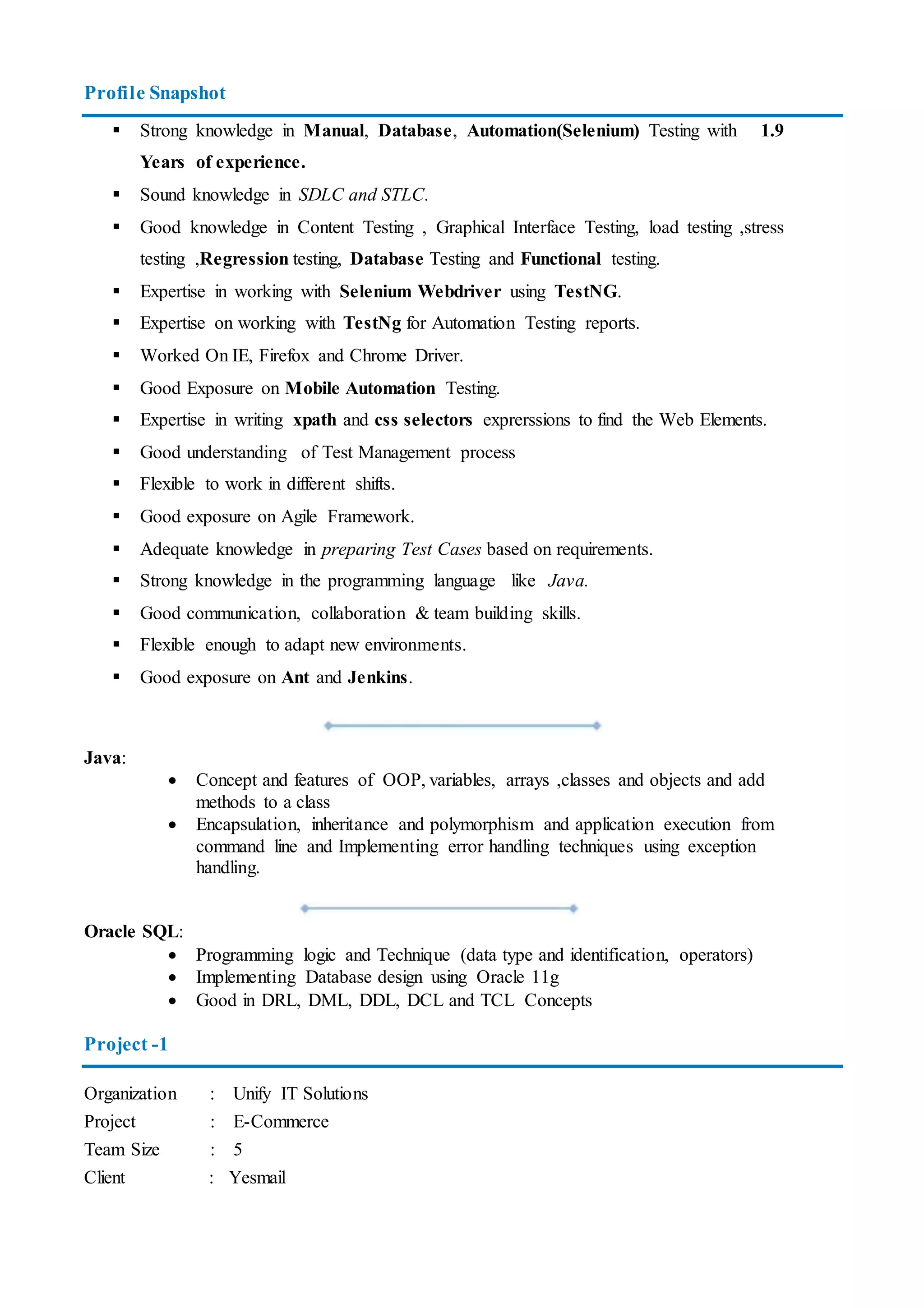 Bhargav selenium | DOCX | Programming Languages | Computing