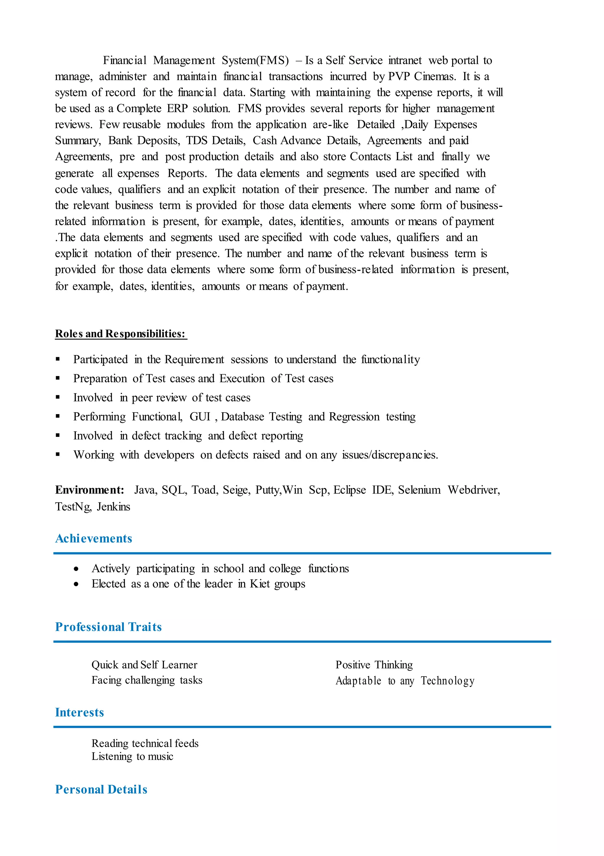 Bhargav selenium | DOCX | Programming Languages | Computing