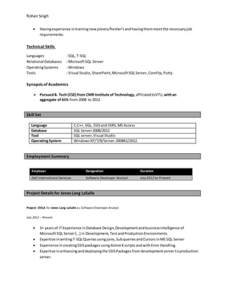 Rohan CV | PDF