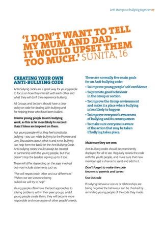 Anti bullying Guide | PDF
