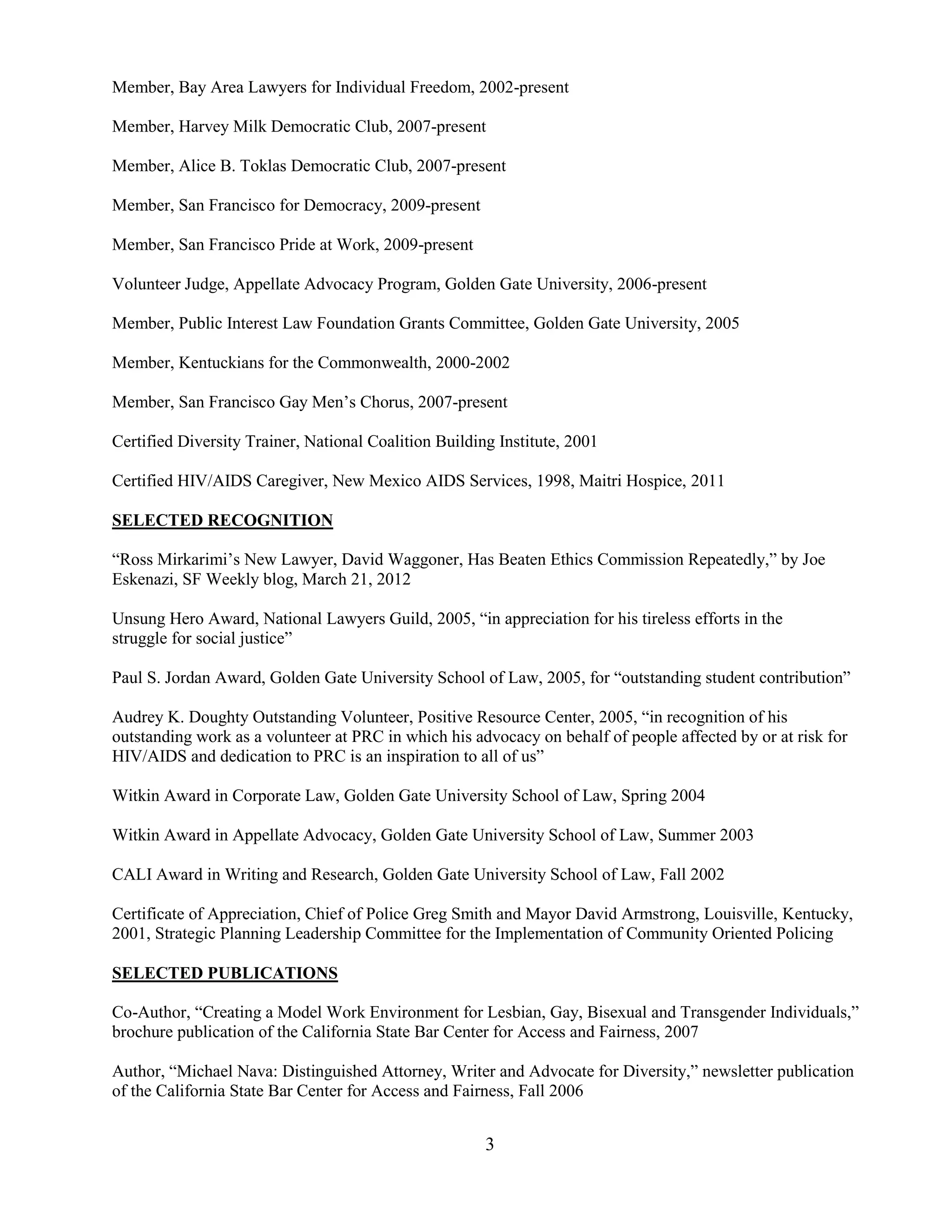 2014 attorney CV | PDF