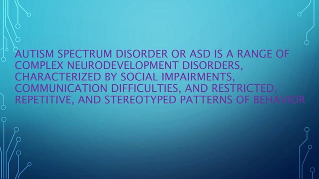 The Rise of Autism in the United States ppt | PPTX