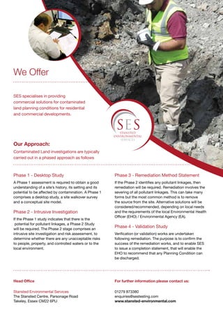 SES Brochure | PDF
