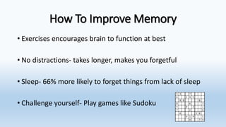 Memory, Concentration and | PPTX