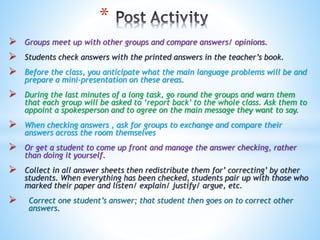 Classroom Activities - Chapter 2 | PPT
