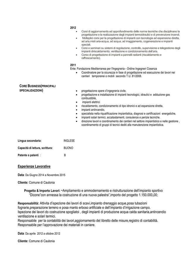 CurriculumVincenzo_04_2016 | PDF