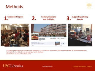 USC Library Ambassadors Program Overview | PDF
