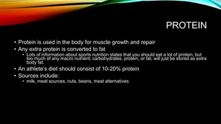 Education Project Sports Nutrition Presentation | PPTX | Healthy ...