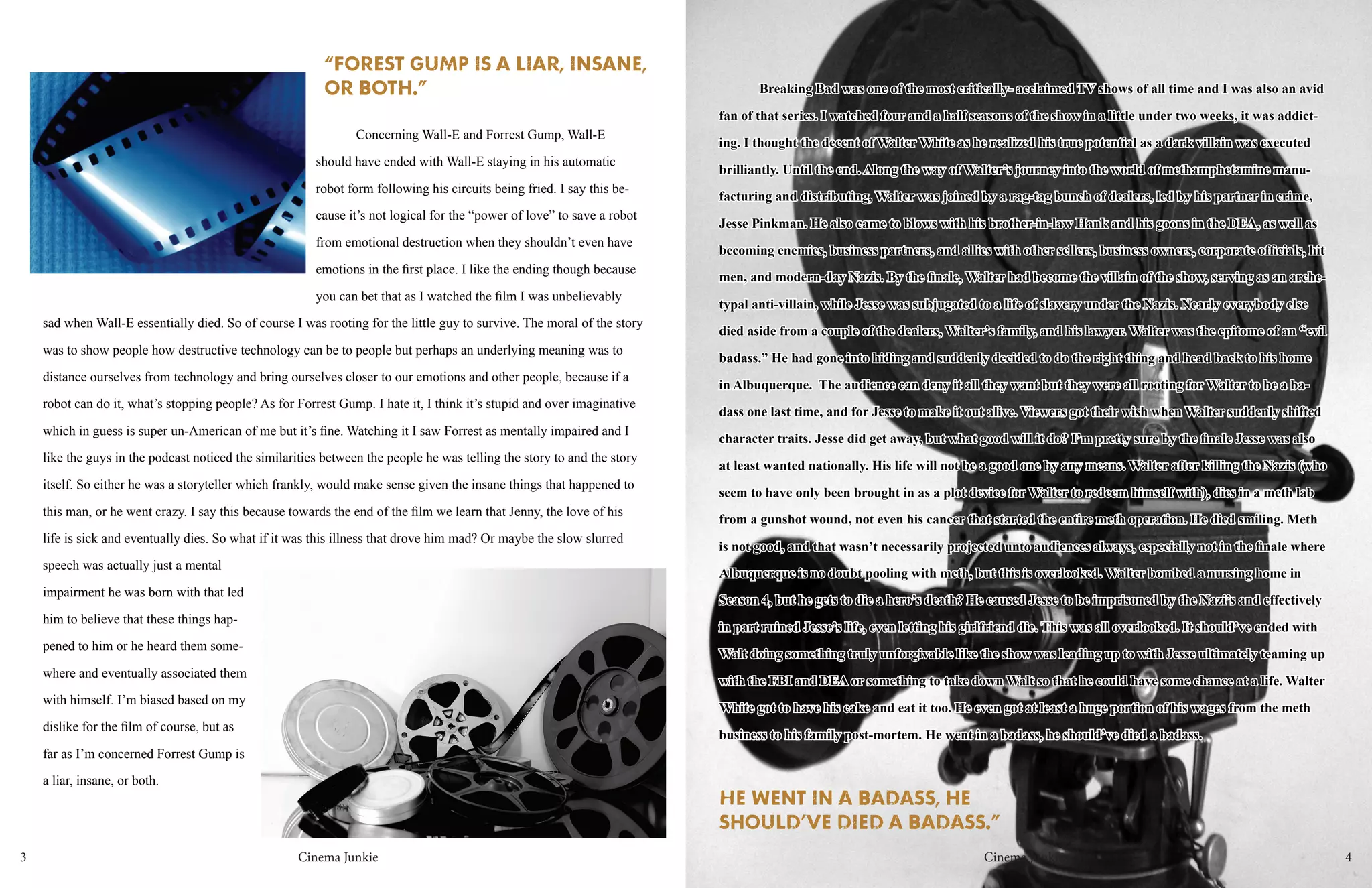 magazine cover and article SPREAD | PPT