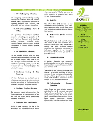 SkyNet Services | PDF