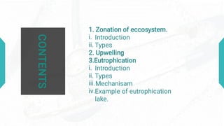 Zonation of water ecosystem - upwelling - eutrophication. | PDF