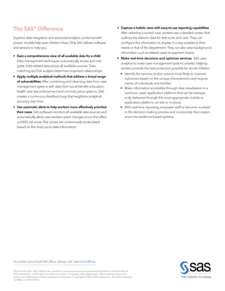 SAS for Child Well-Being | PDF