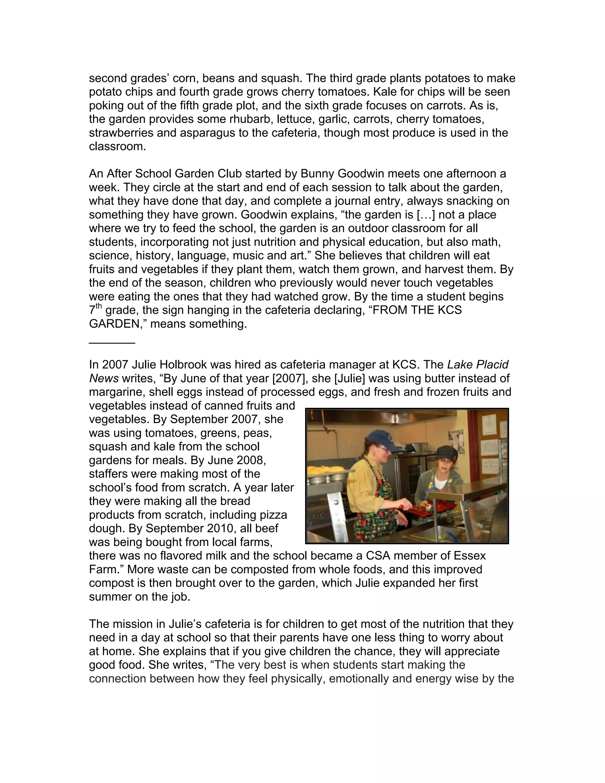 Success story - Keene Central School garden | PDF