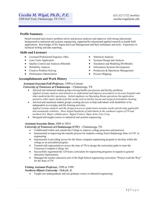 CM Wigal Resume rev2 | PDF