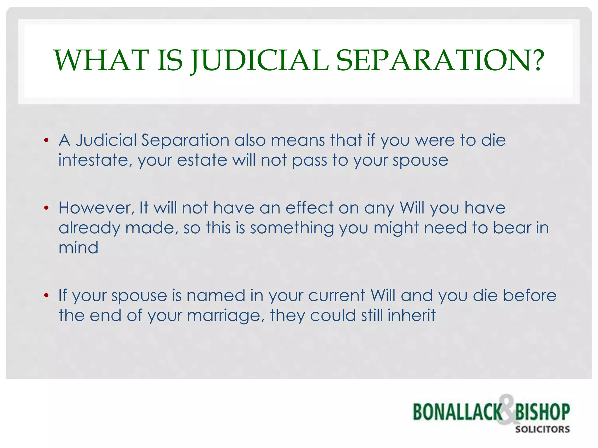 Judicial Separation | PPTX