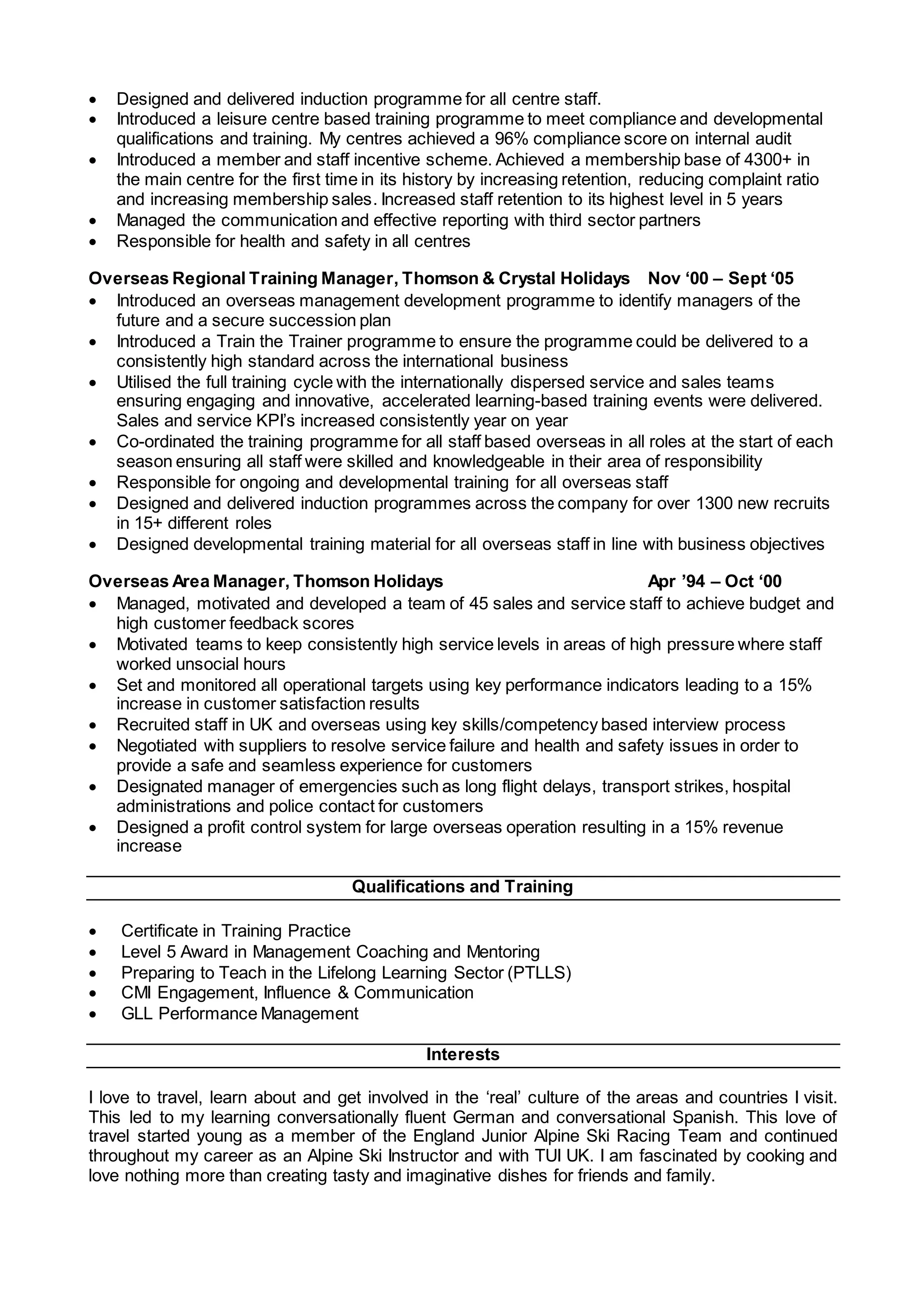 Nicola Elton CV ch 2016 | PDF