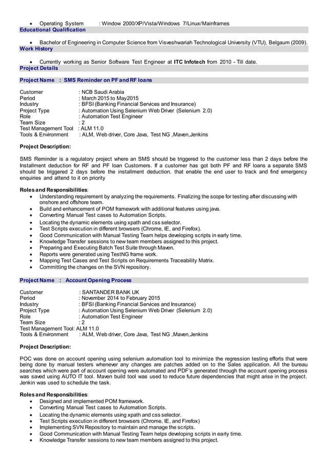 Sunil S _Selenium_5.3yrs_Resume | DOCX