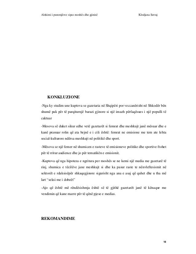 Tema e diplomes Klodjana Serraj