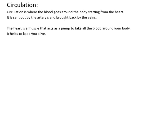 8E circulation posters | PPTX