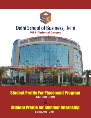 Student Profile 2014-16 ( Final ) | PDF