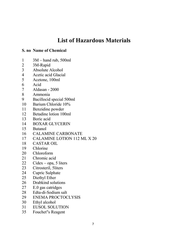 Hazard Identification & Risk Analysis (HIRA) | PDF | Skin Care | Beauty