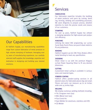 FabTech Supply Brochure | PDF | Jewelry Making | Arts and Crafts