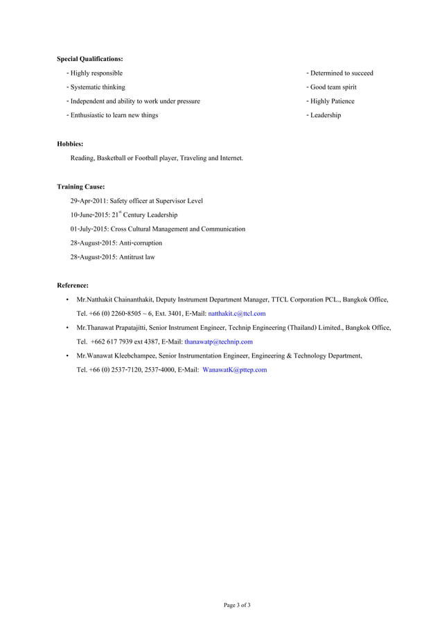 2016-CURRICULUM VITAE_TK | PDF | Civil Engineering Industry | Industries