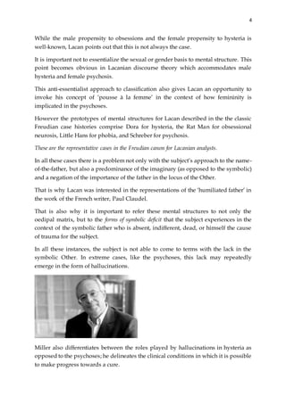 Jacques-Alain Miller on 'Lacan's Clinical Perspectives' | DOCX