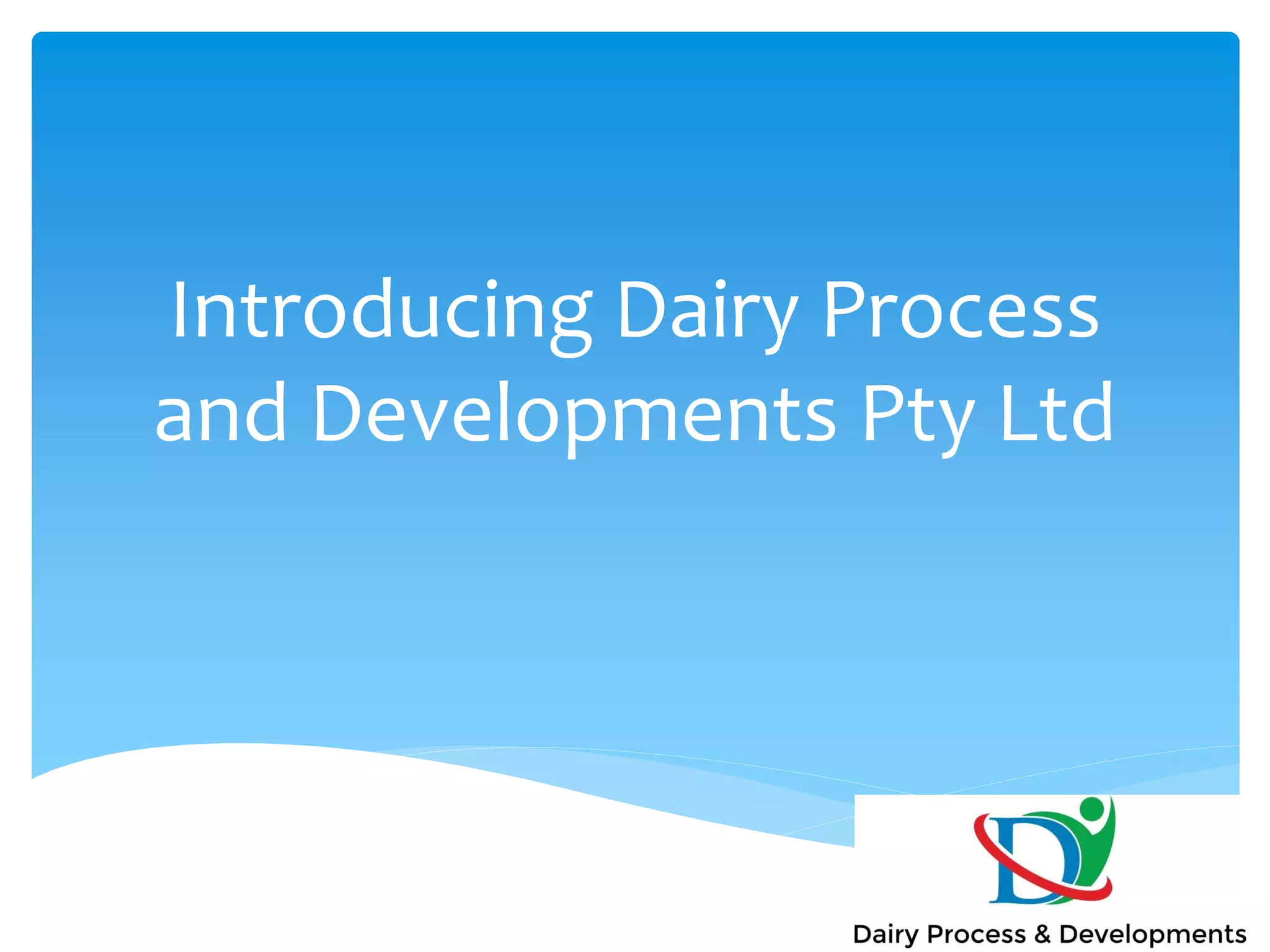 Dairy Process presentation Rev 4 | PDF