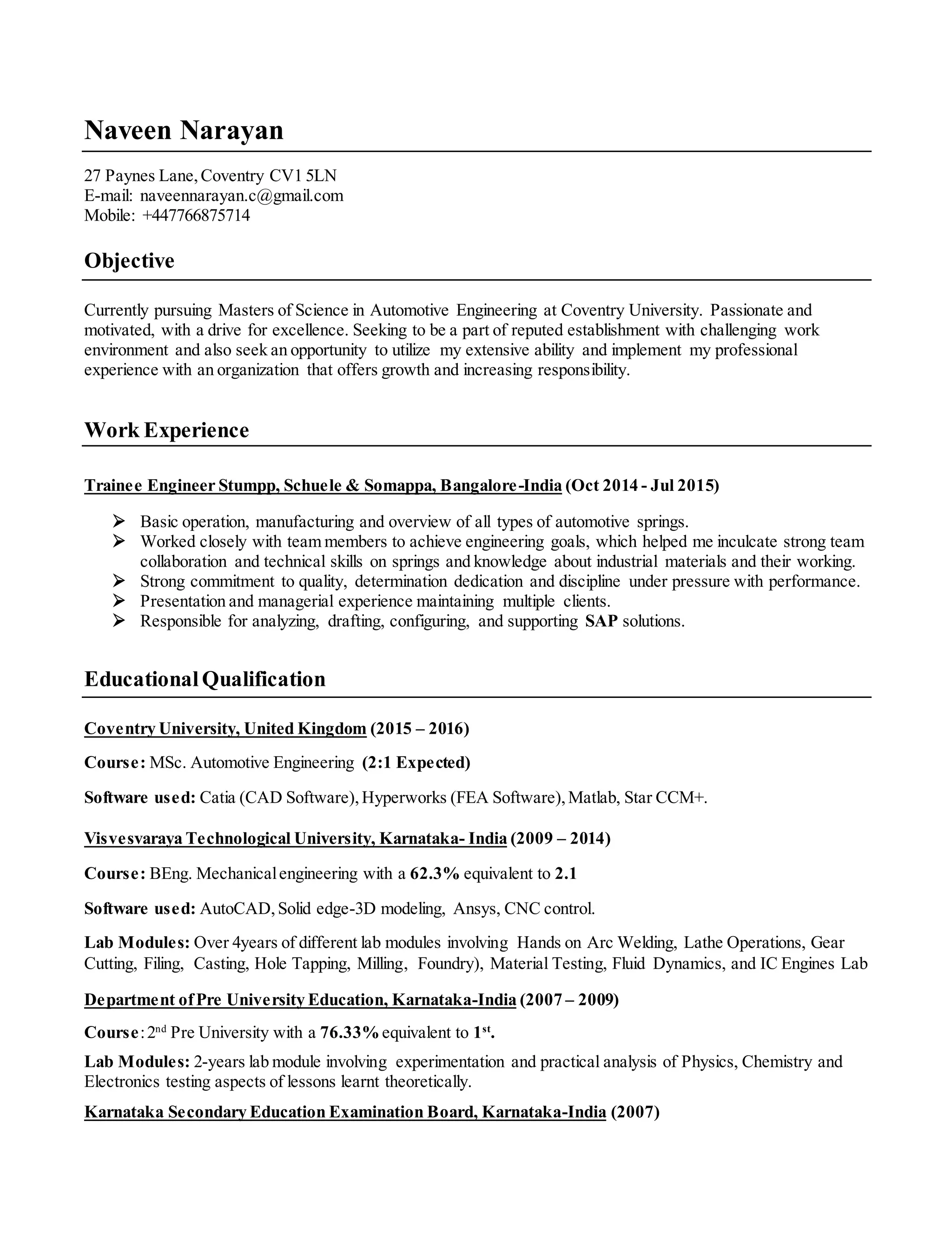 Naveen Narayan CV final | DOCX